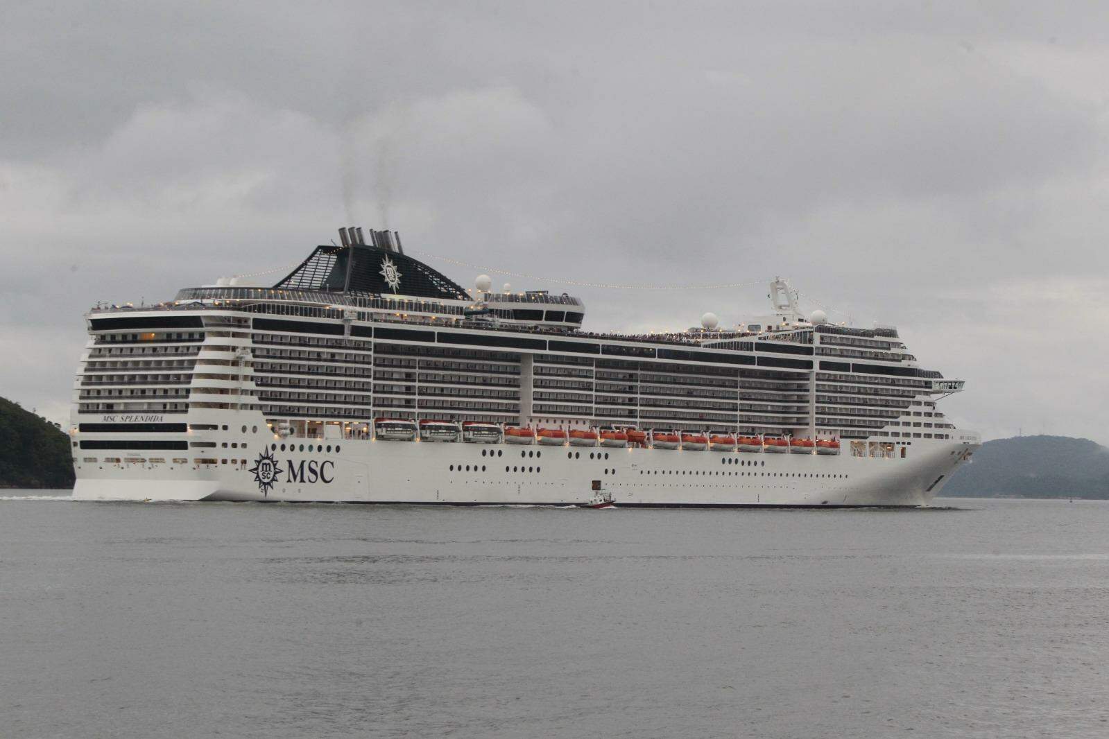 Com embarques em Santos, navio MSC Splendida estará na temporada de ...