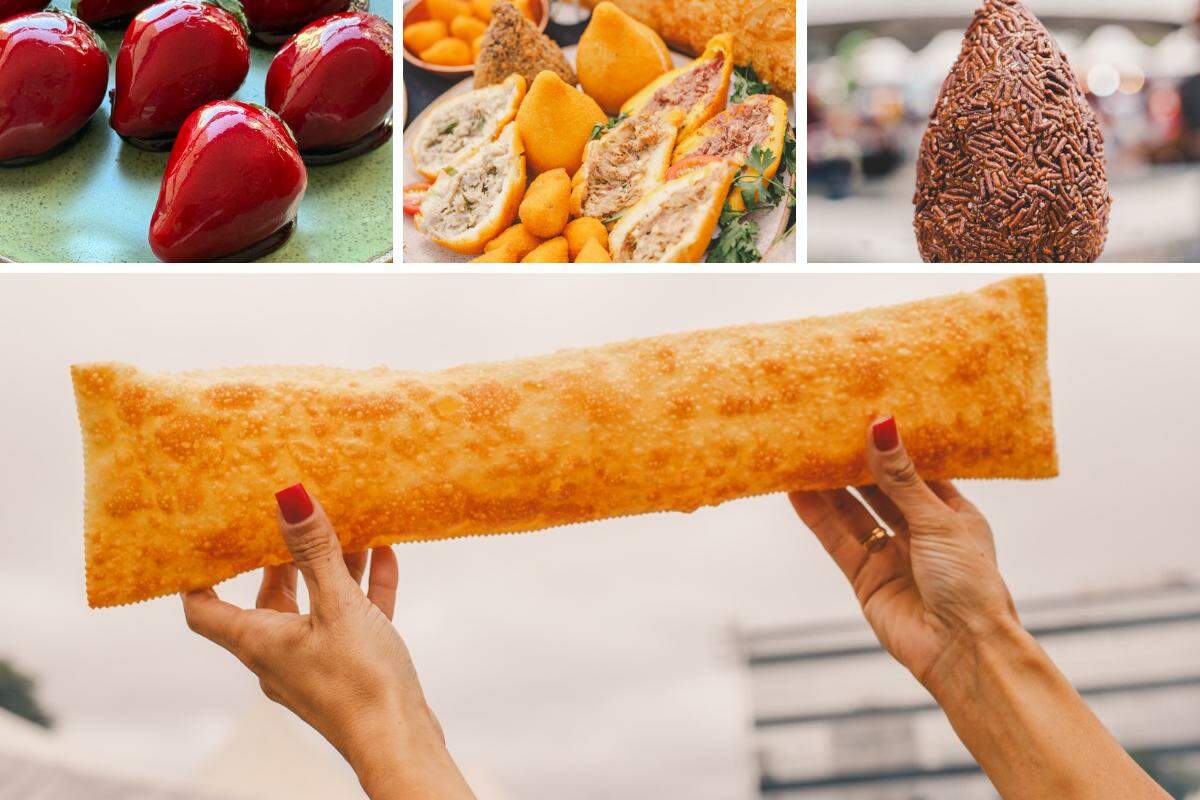 Santos recebe Festivais do Pastel, Coxinha e Morango